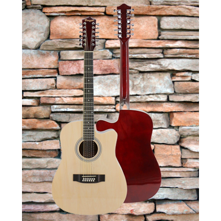 12 String Acoustic Busuyi Guitar (Natural)